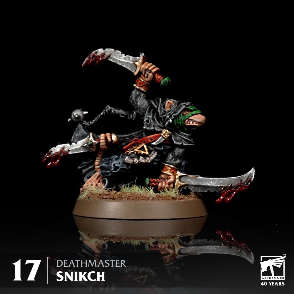 40 Years of Warhammer – Deathmaster Snikch Is the Deadliest Skaven of ...