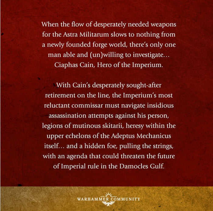 Ciaphas Cain (Reluctantly) Returns in a New Novel and a Collection of ...