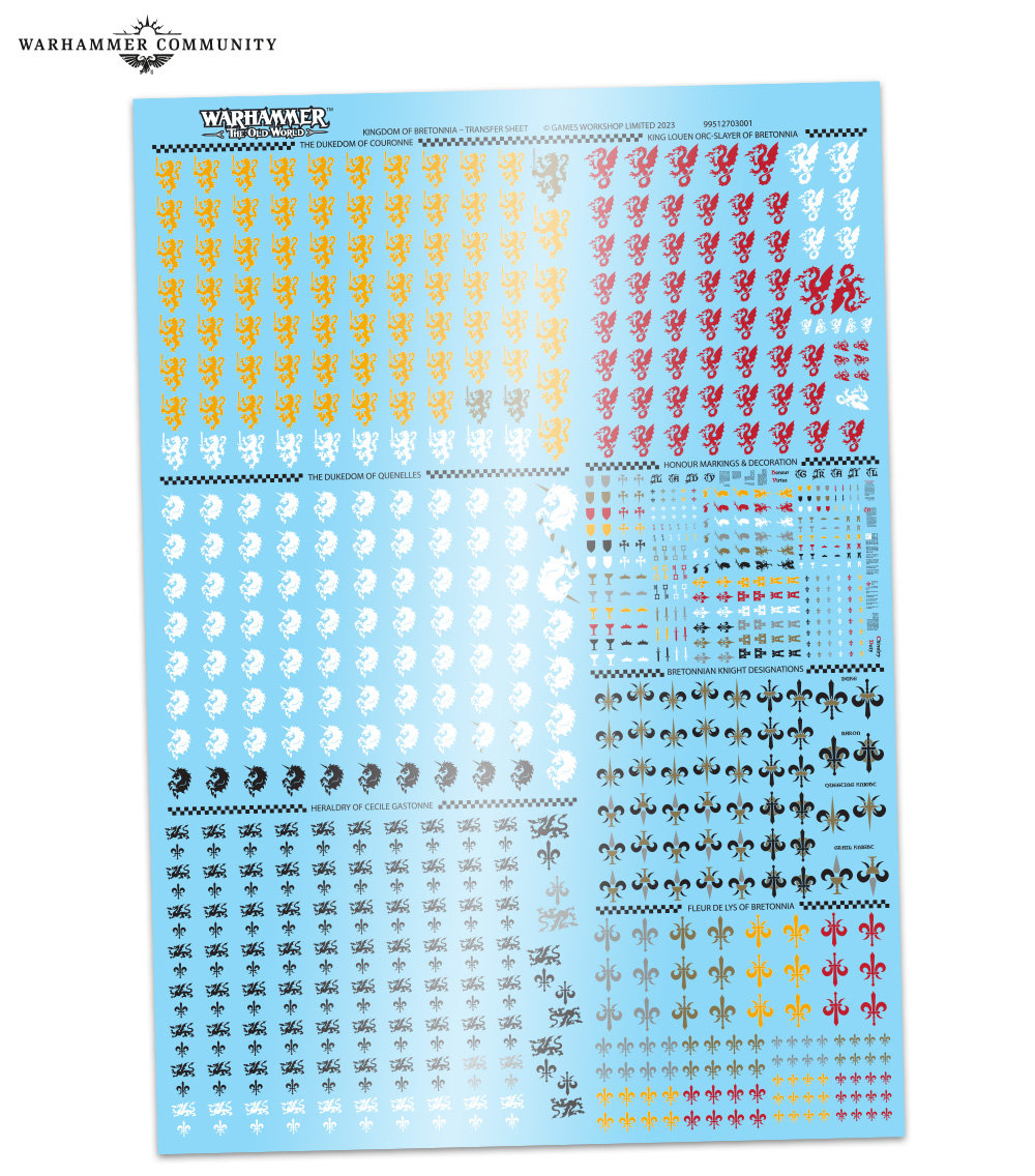 The Heraldry of Bretonnia in the World of Legend - Warhammer Community