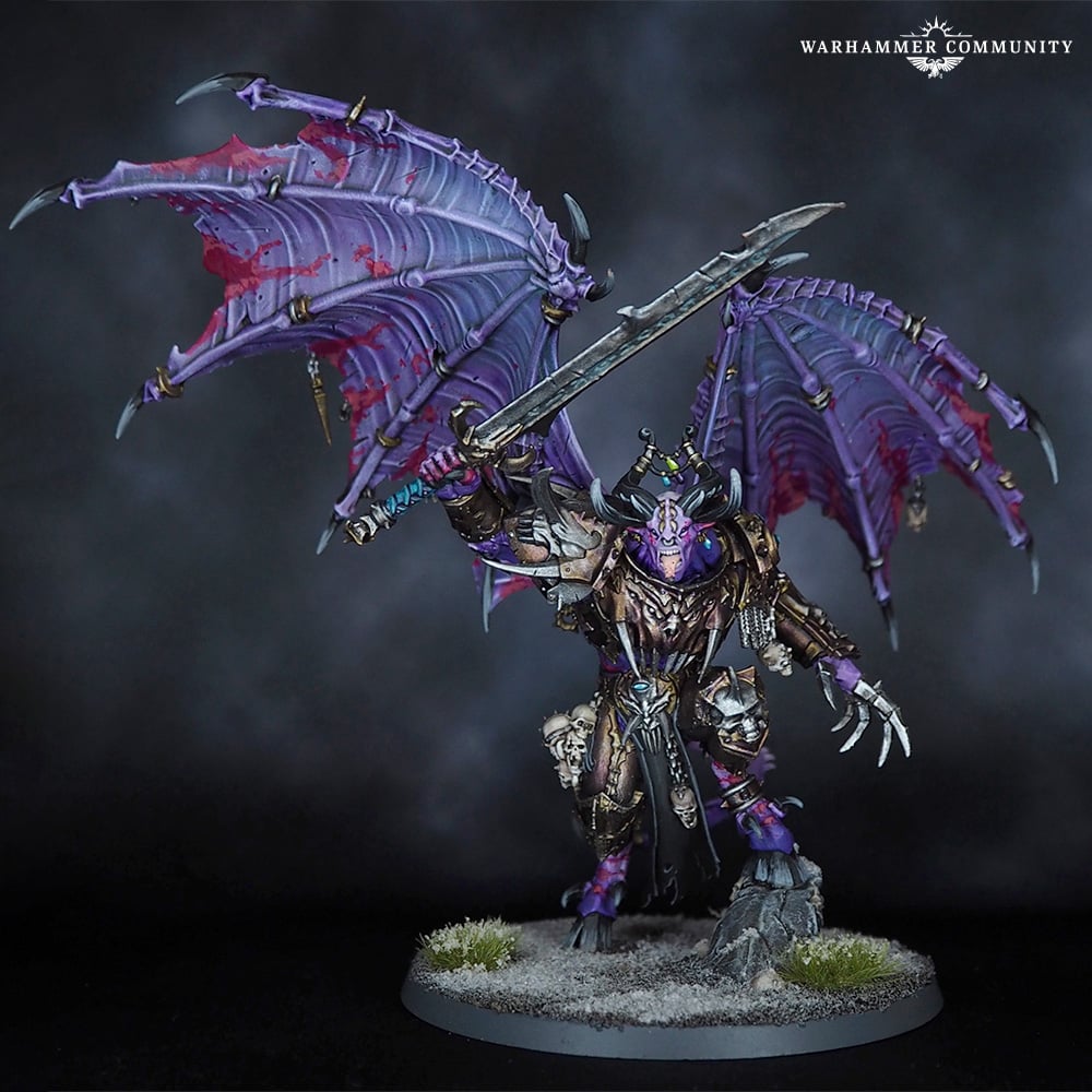 Community Painters Deliver a Dastardly Docket of Daemon Princes - Warhammer Community