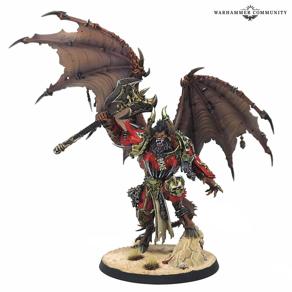 Community Painters Deliver a Dastardly Docket of Daemon Princes - Warhammer Community